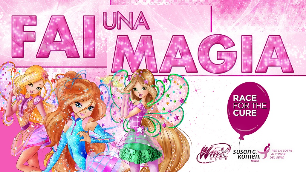 Winx testimonial della Race for the Cure - Radio Roma Capitale