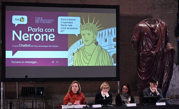 Al Colosseo debutta Nerone, nuovo chatbot davvero "imperiale"
